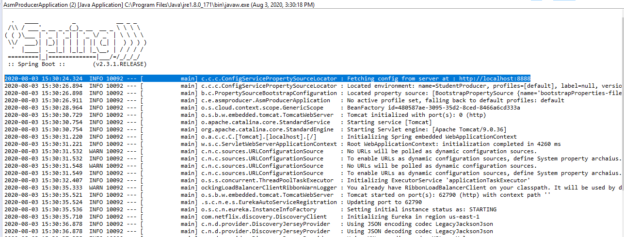 Spring Cloud: Exploring Spring Cloud Config Server (Native Mode)